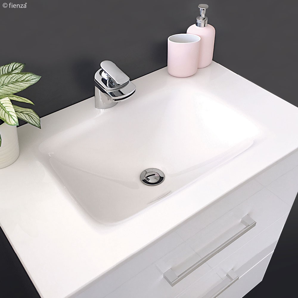 Fienza Edge Scandi Oak on Kickboard 1500mm Vanity - Thrifty Bathrooms ...