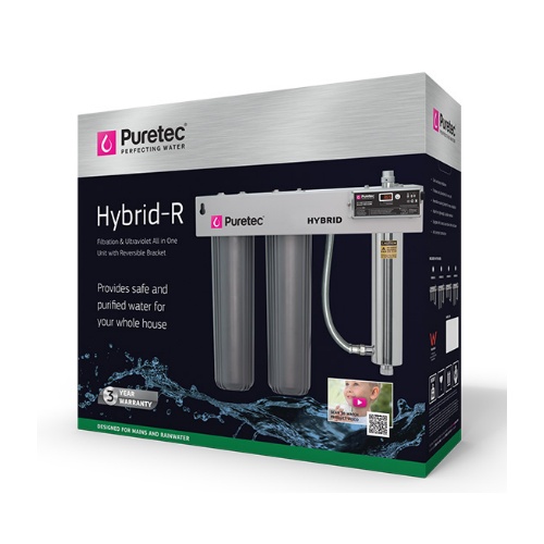 Puretec Hybrid R2 Dual Filter & Uv System 130 Lpm Reversible Bracket - Thrifty Bathrooms and ...
