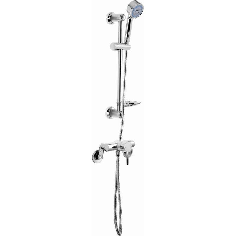 Quoss Freestyle Mixer with Full Hand Shower on Rail Chrome - Thrifty ...