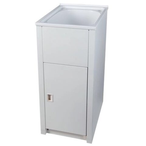 Everhard 30L Classic PS Laundry Unit White - Thrifty Bathrooms and ...