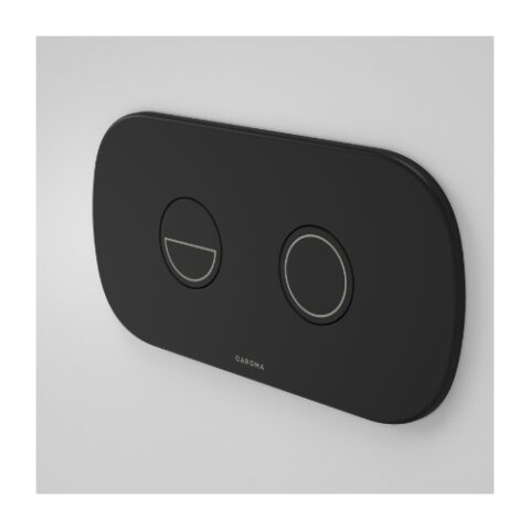 Caroma Contura II Invisi Series II® Round DC Dual Flush Button Panel ...